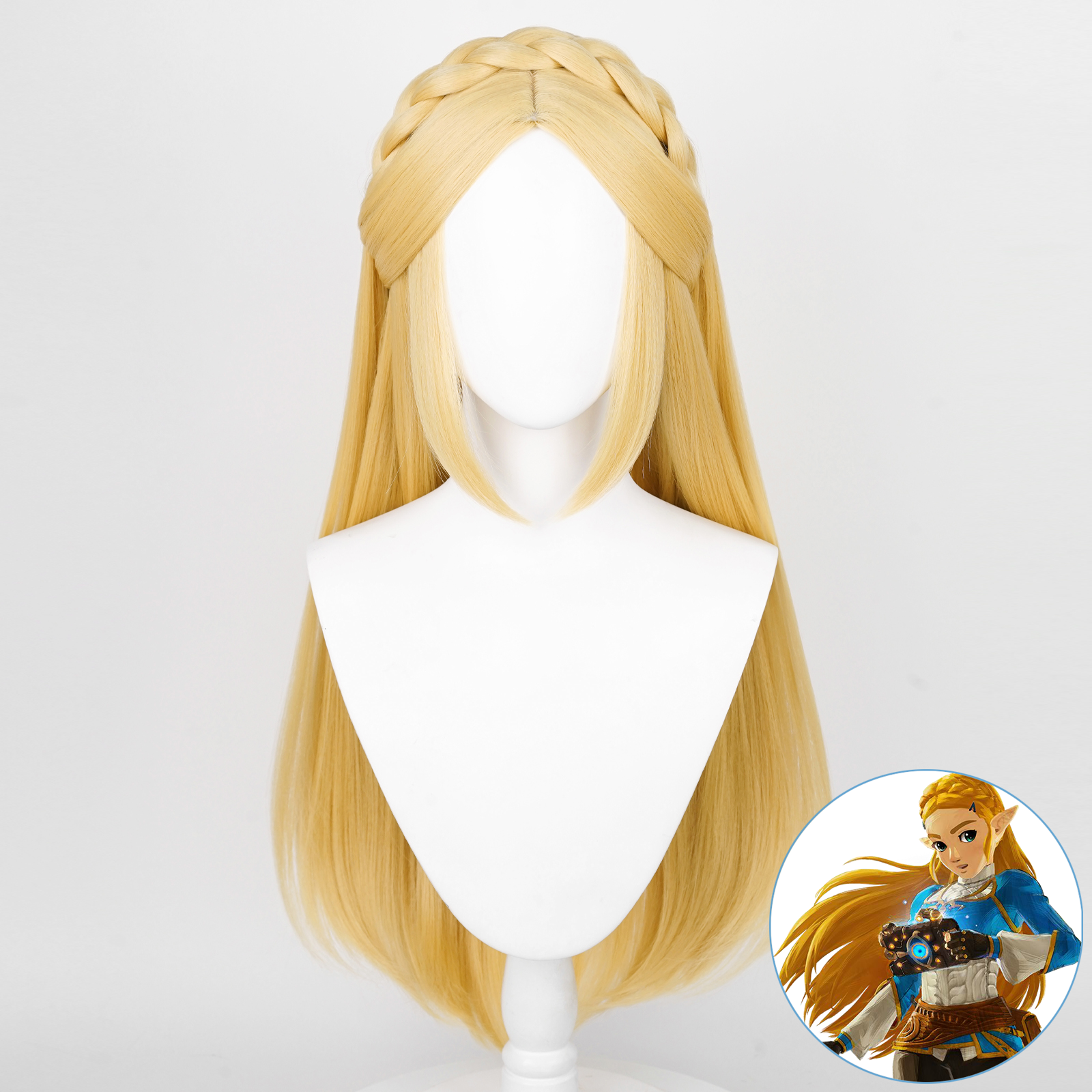 SAKUMETA Princess Zelda Gold Long Cosplay Wig